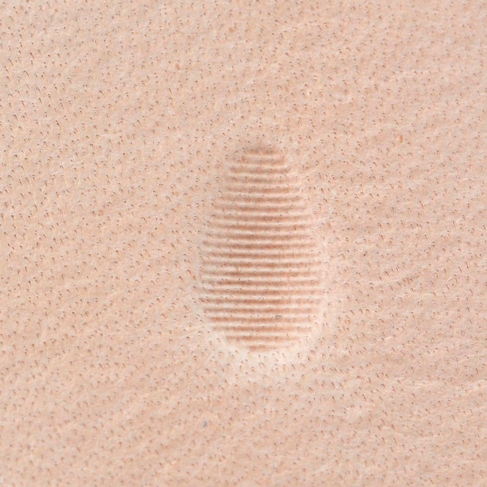 Leather Stamping Tool, Pear Shaders, Lined Horizontal - Walmart.com