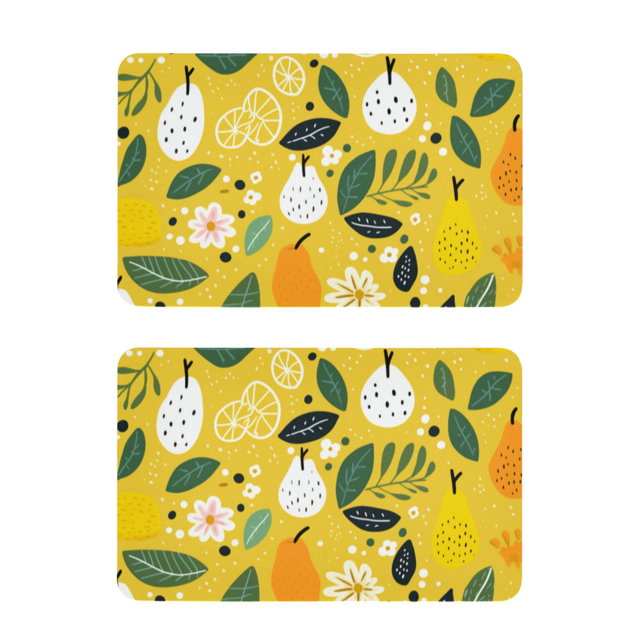 Pear Sydney Leaf Refrigerator Magnet Stickers Square Fridge Magnetic ...