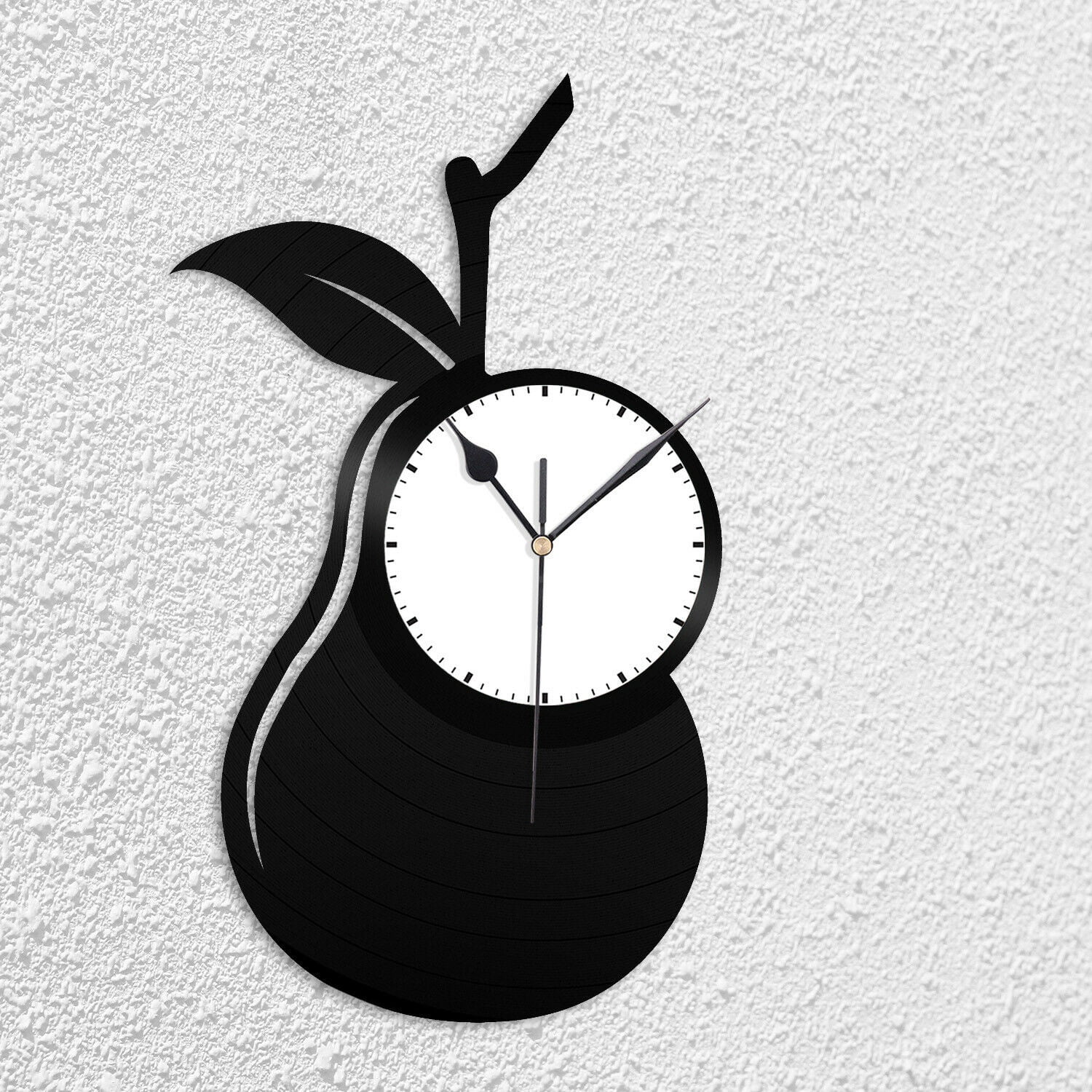 Pear Vinyl Wall Clock Record Unique Design Home Room Anniversary ...