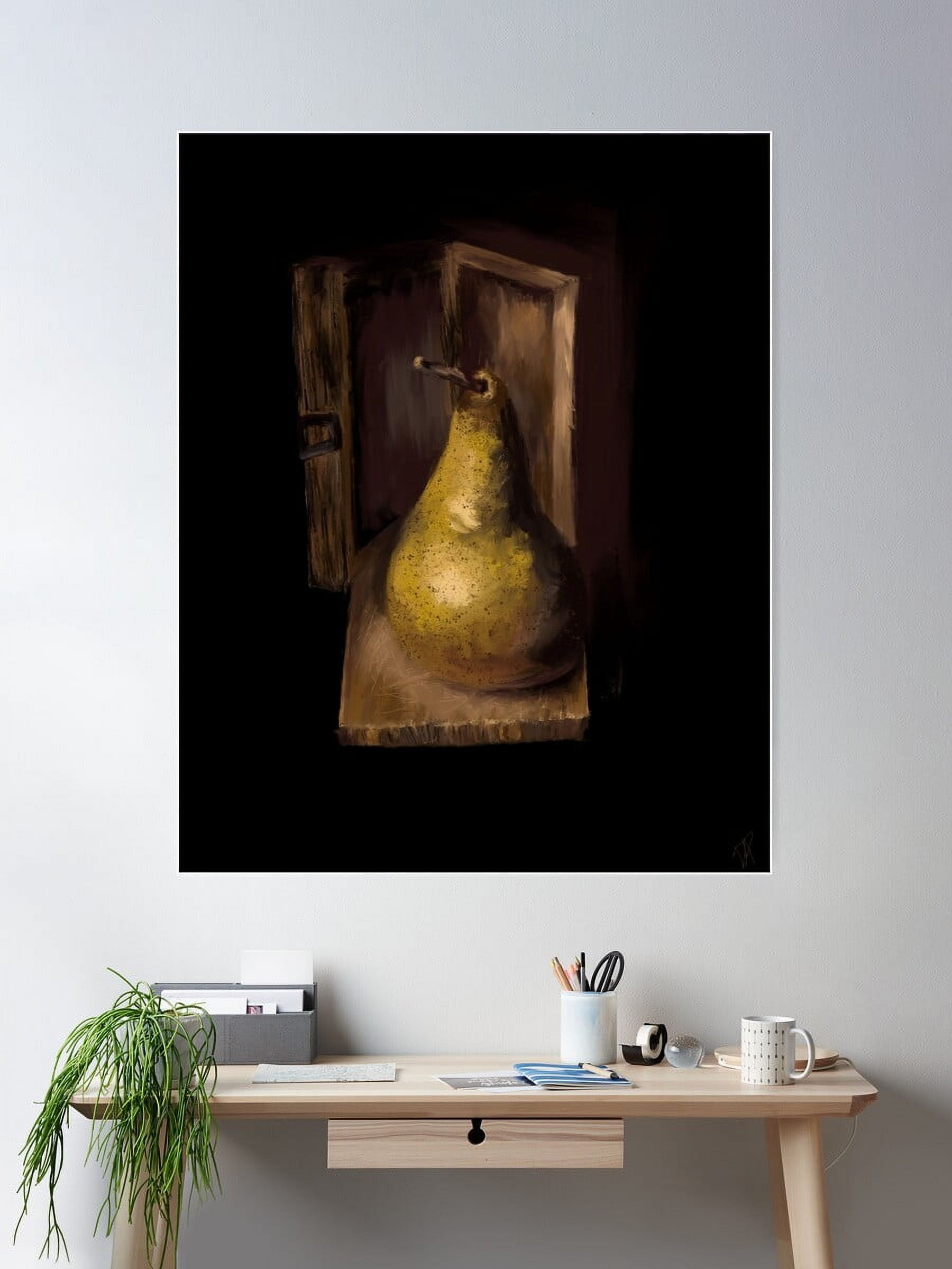 Pear Wood Box Painting Renaissance Style Poster Wall Art, Modern Wall ...