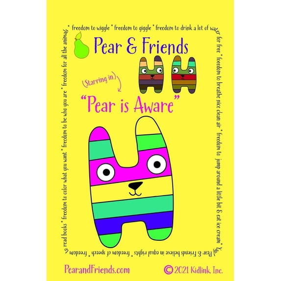Pear and Friends: Pear is Aware Paperback Beth Lynn Danielson - Walmart.com