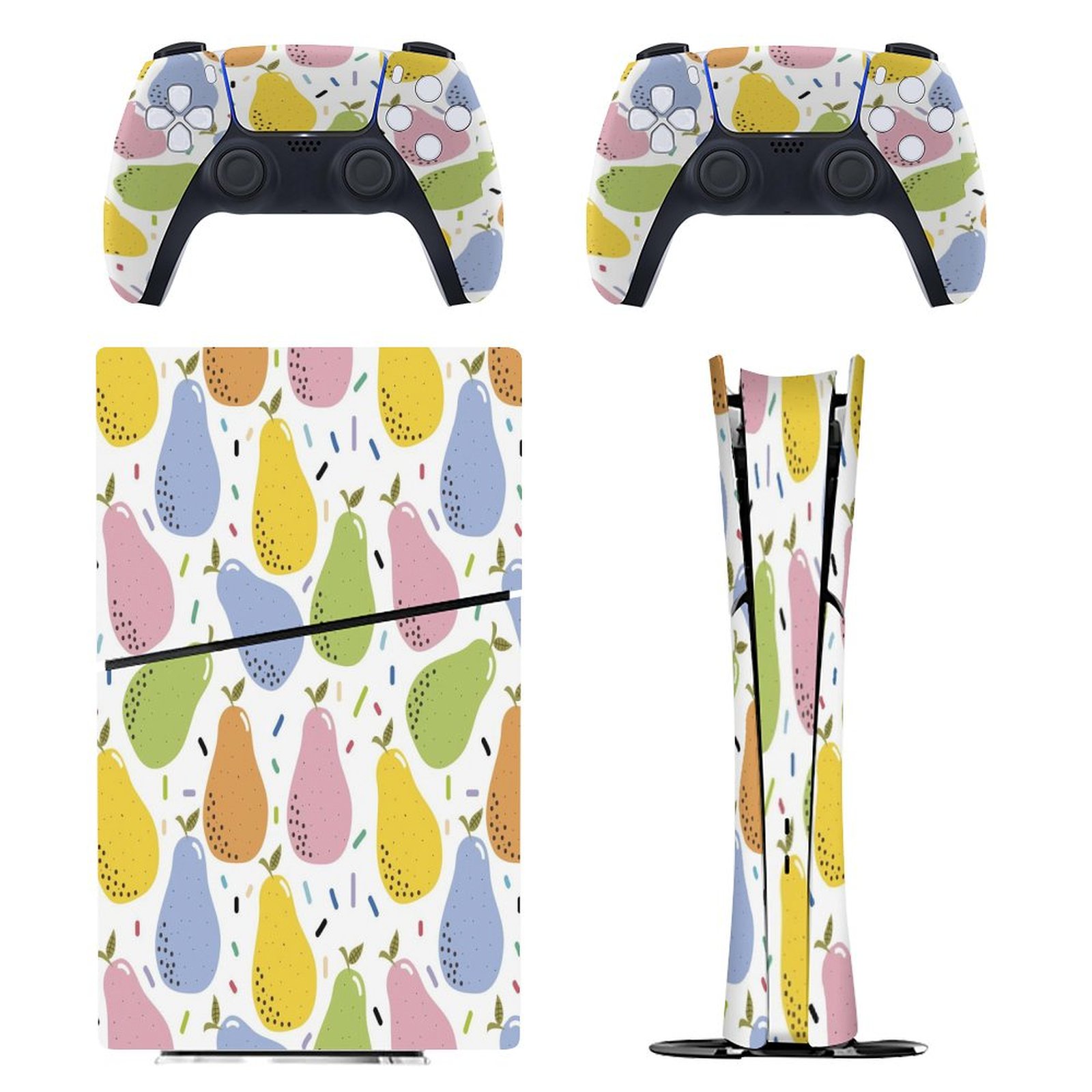 Pear，colourful PS5/PS5 Slim Digital Disc Skin Sticker For Console And ...