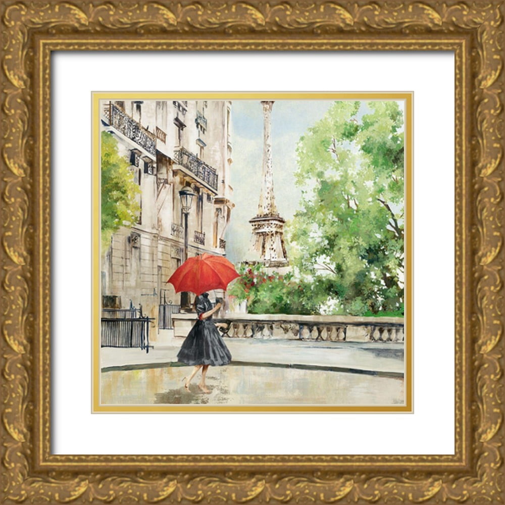 Pearce, Allison 15x15 Gold Ornate Wood Framed with Double Matting ...