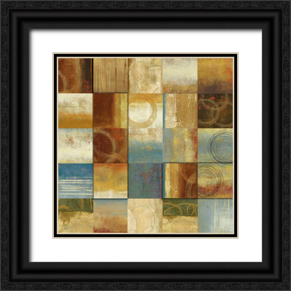 Pearce, Allison 20x20 Black Ornate Wood Framed with Double Matting ...