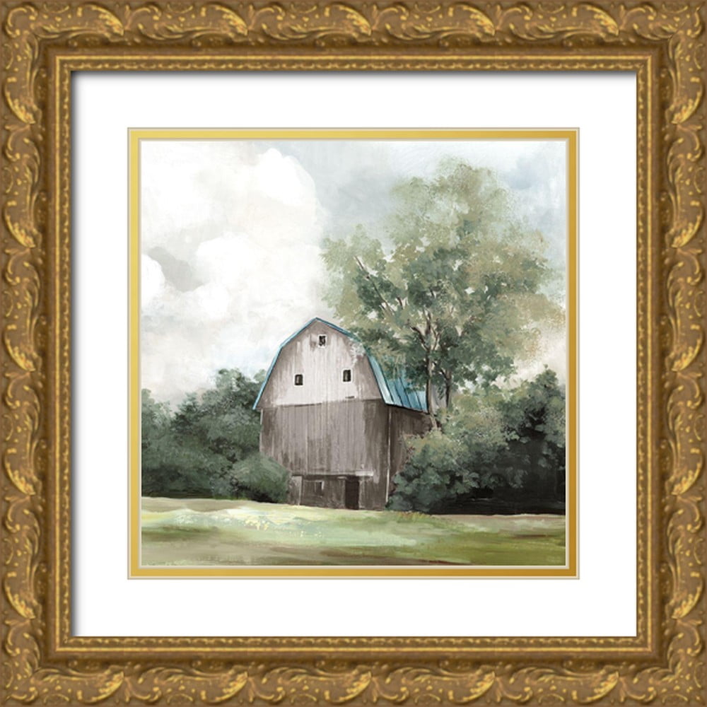 Pearce, Allison 20x20 Gold Ornate Wood Framed with Double Matting ...