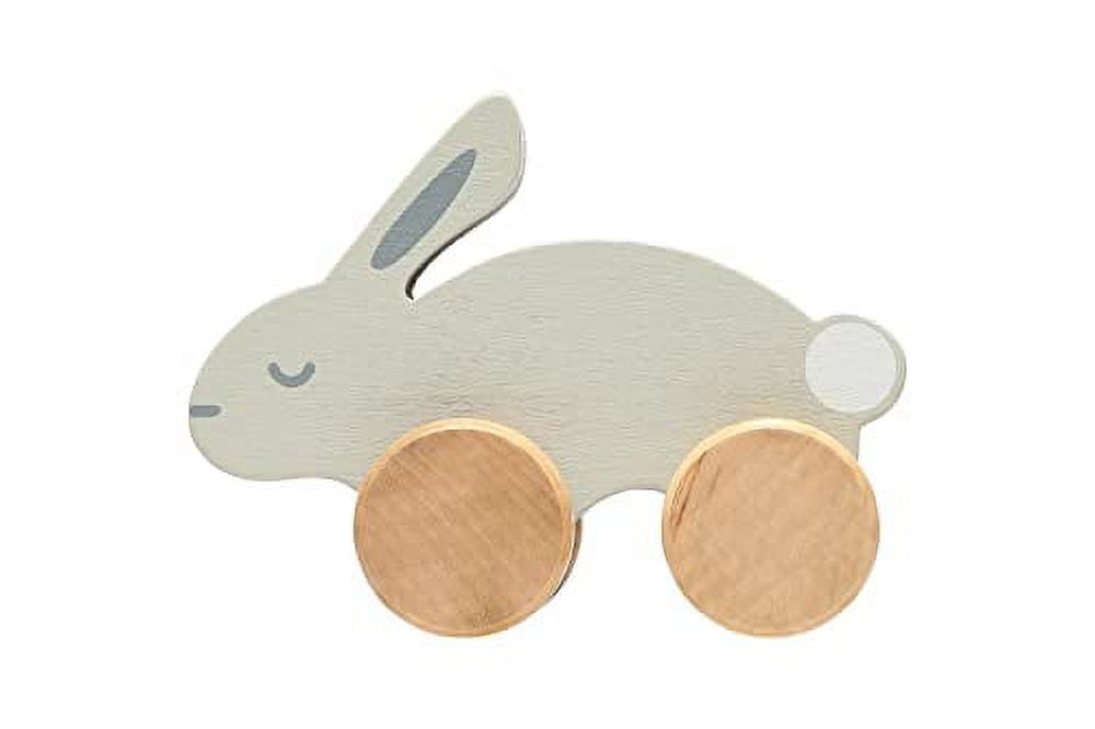 Pearhead Wooden Toy Bunny, Rolling Baby and Toddler Toy, Gender-Neutral ...