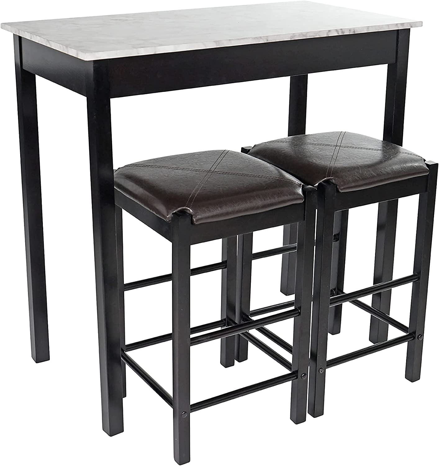 Pearington Remington High Top Counter Height Bar and Pub Table Set with ...