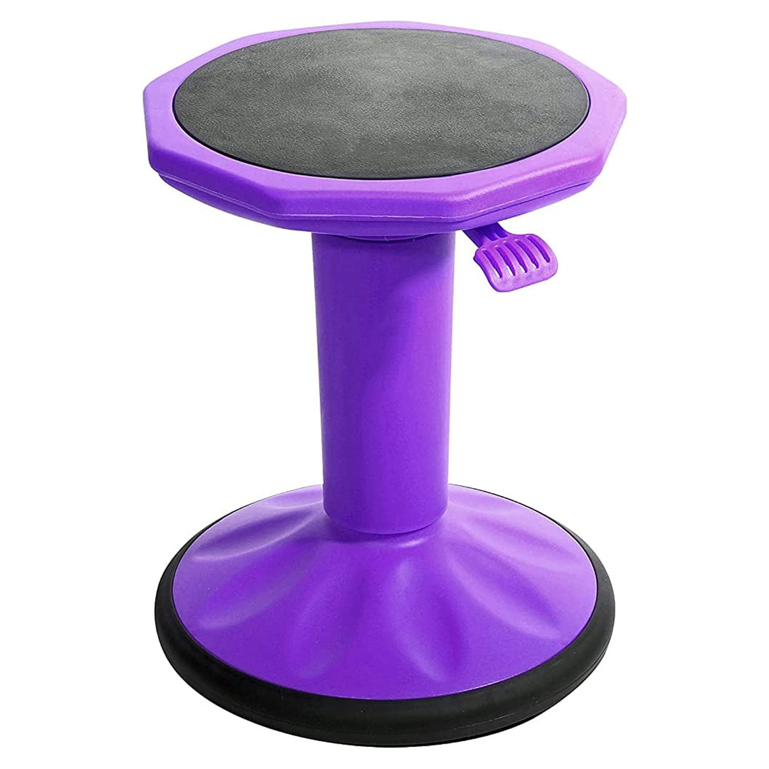 Pearington SitFree Height-Adjustable Wobble Stool, Purple - Walmart.com
