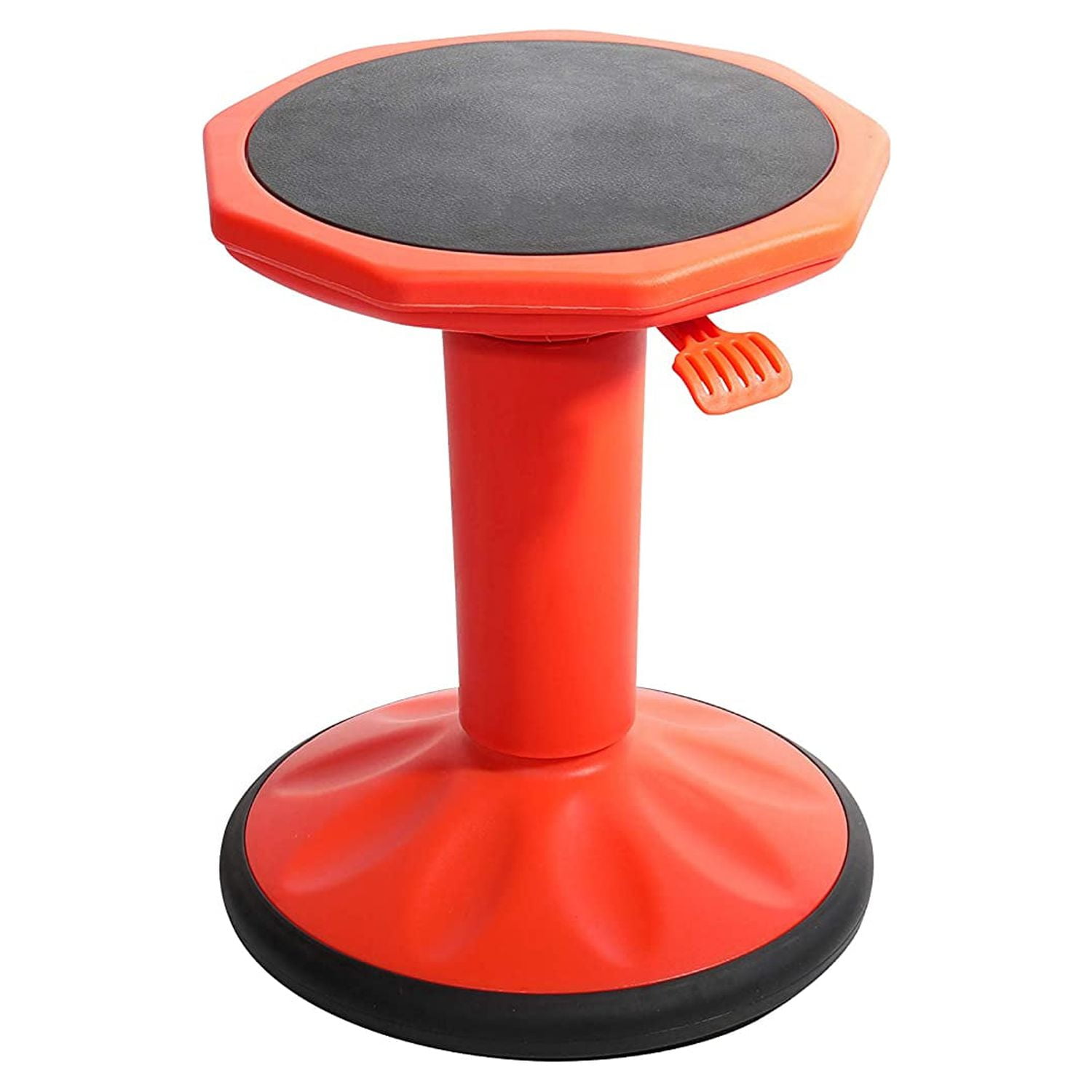 Pearington SitFree Height-Adjustable Wobble Stool, Red - Walmart.com