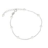 Willstar 925 Silver Plated Adjustable Bangle, High Quality Ladies ...