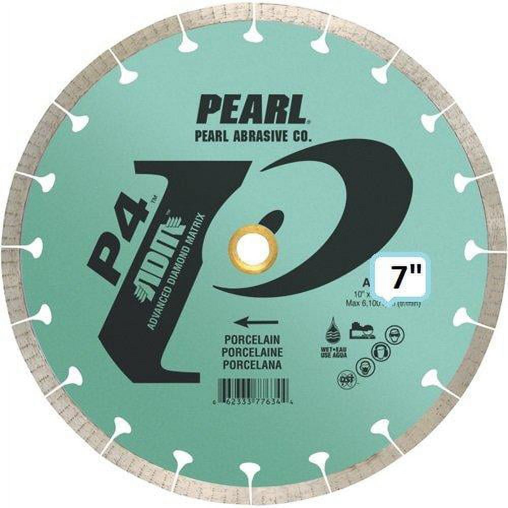 Pearl Abrasive P4 ADM07PT Reactor 7" Porcelain Tile Diamond Blade ...