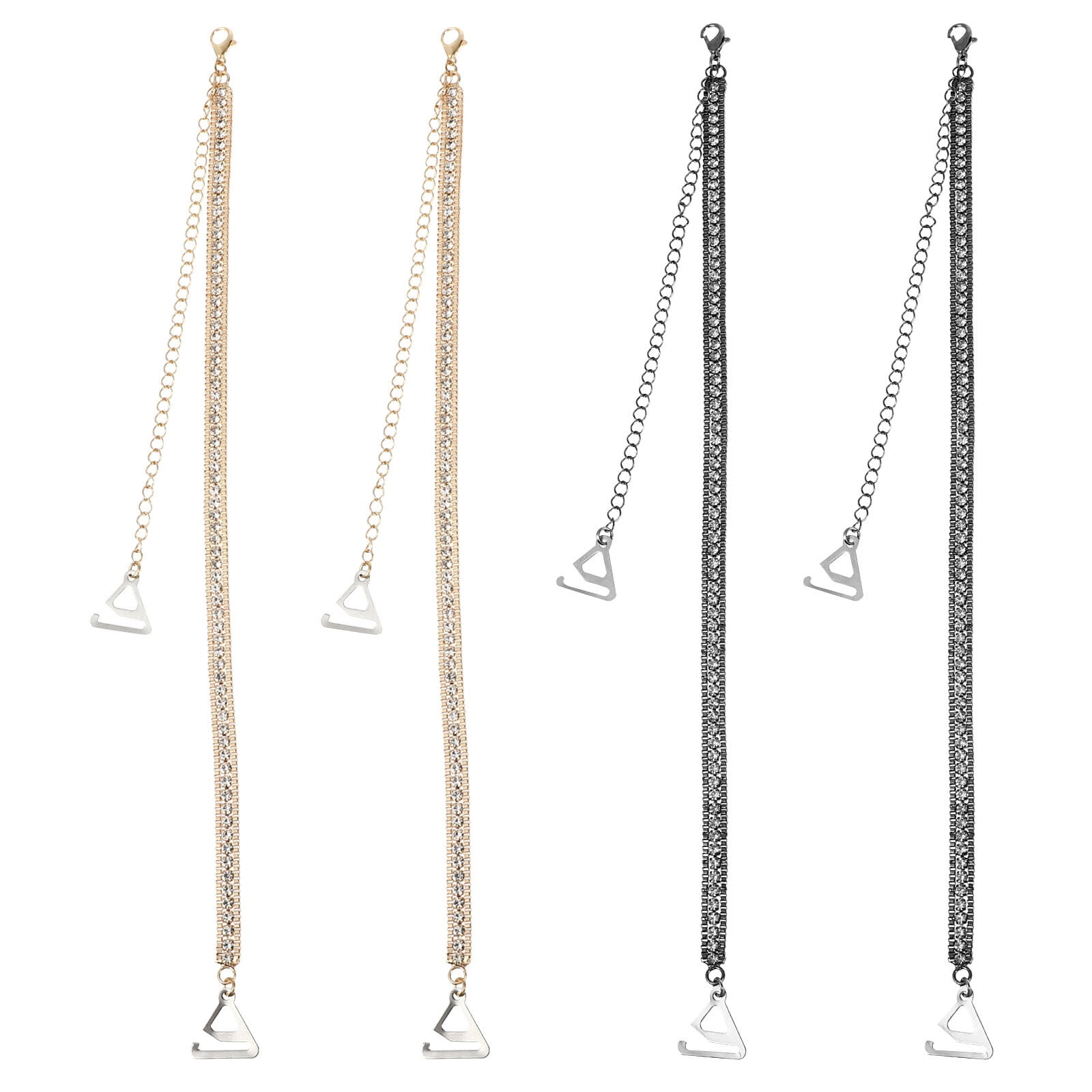 Pearl Adjustable Bra Strap Shoulder Rhinestone Straps Tank Top for ...