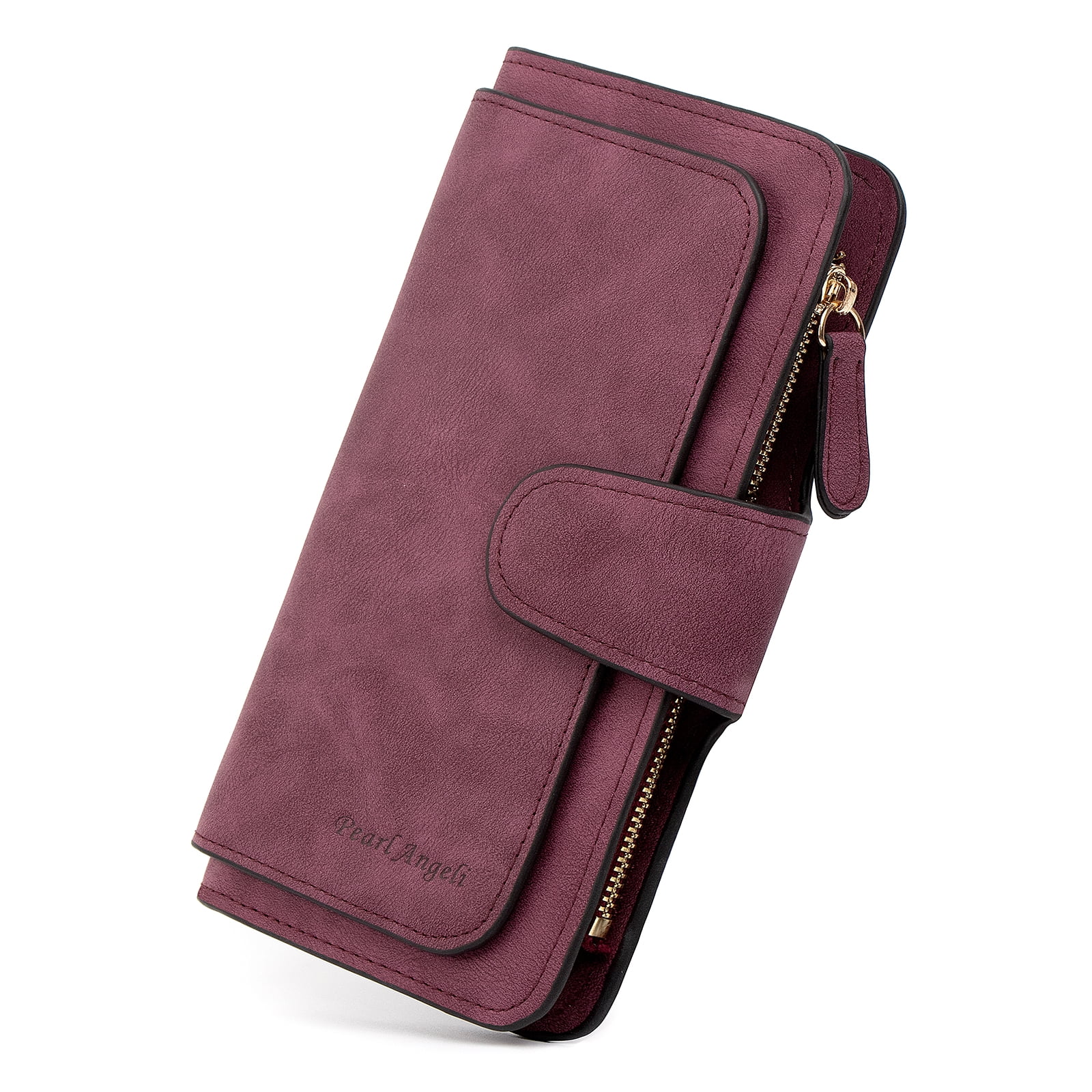 Pearl Angeli RFID Wallets Women's Fashion PU Leather Trifold Clutch ...