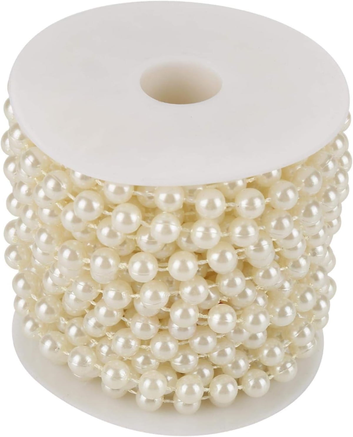 Pearl Beads String Chain Garland,Happon 10m/Roll Pearl Wire Beads ...