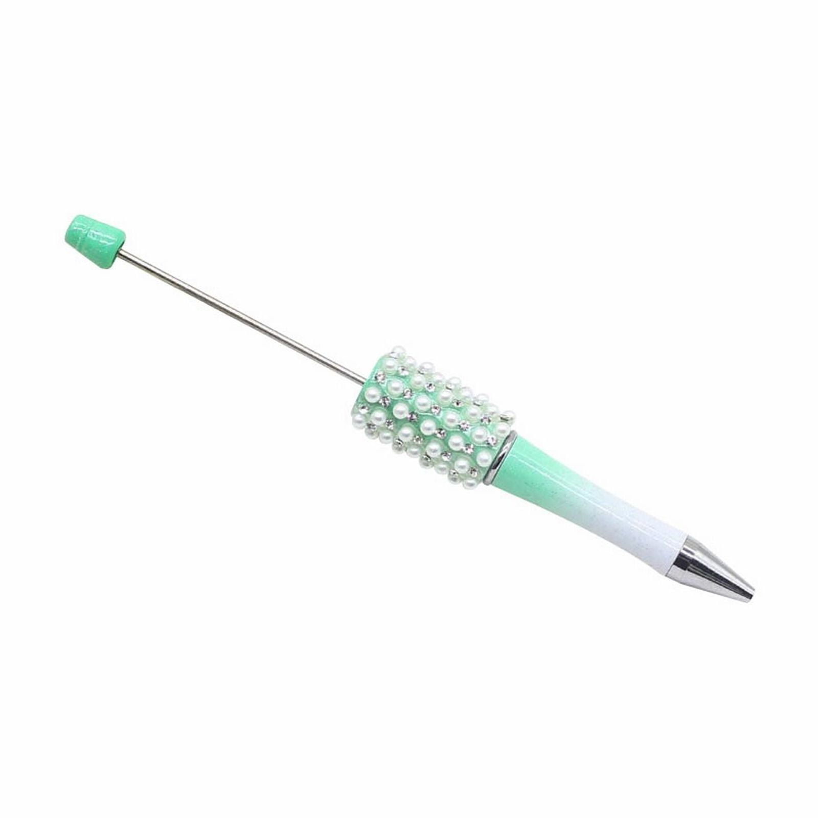 Pearl & Diamond Beadable Pens bulk Multicolor Retractable Writing Pens ...