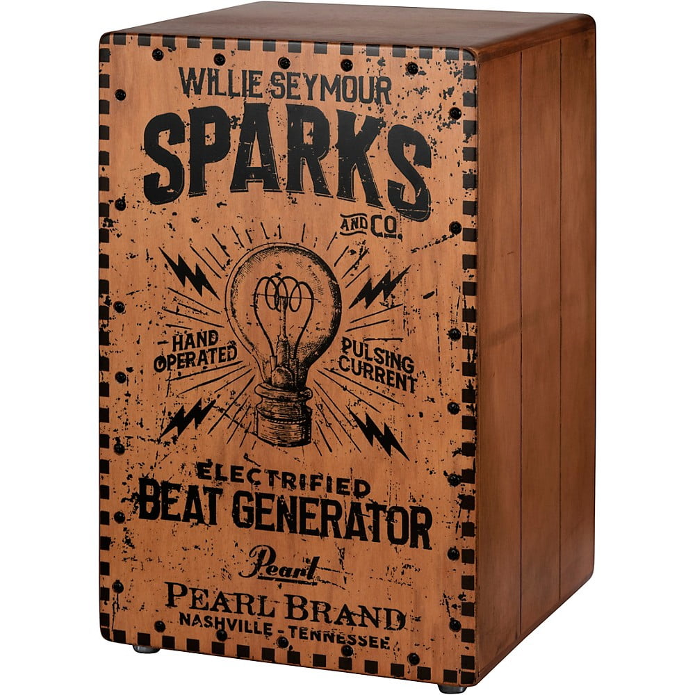 Pearl Electronic Cajon With W.S. Sparks Graphic Finish - Walmart.com