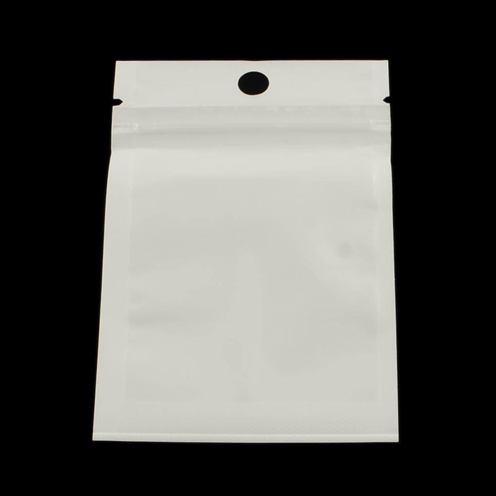 Pearl Film Plastic Zip Lock Bags Resealable Packaging Bags with Hang ...