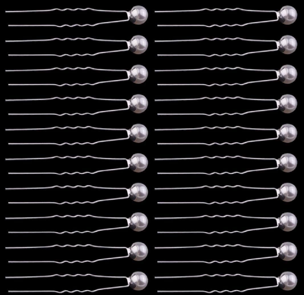 Pearl Hair Pins 20 Pcs - Walmart.com