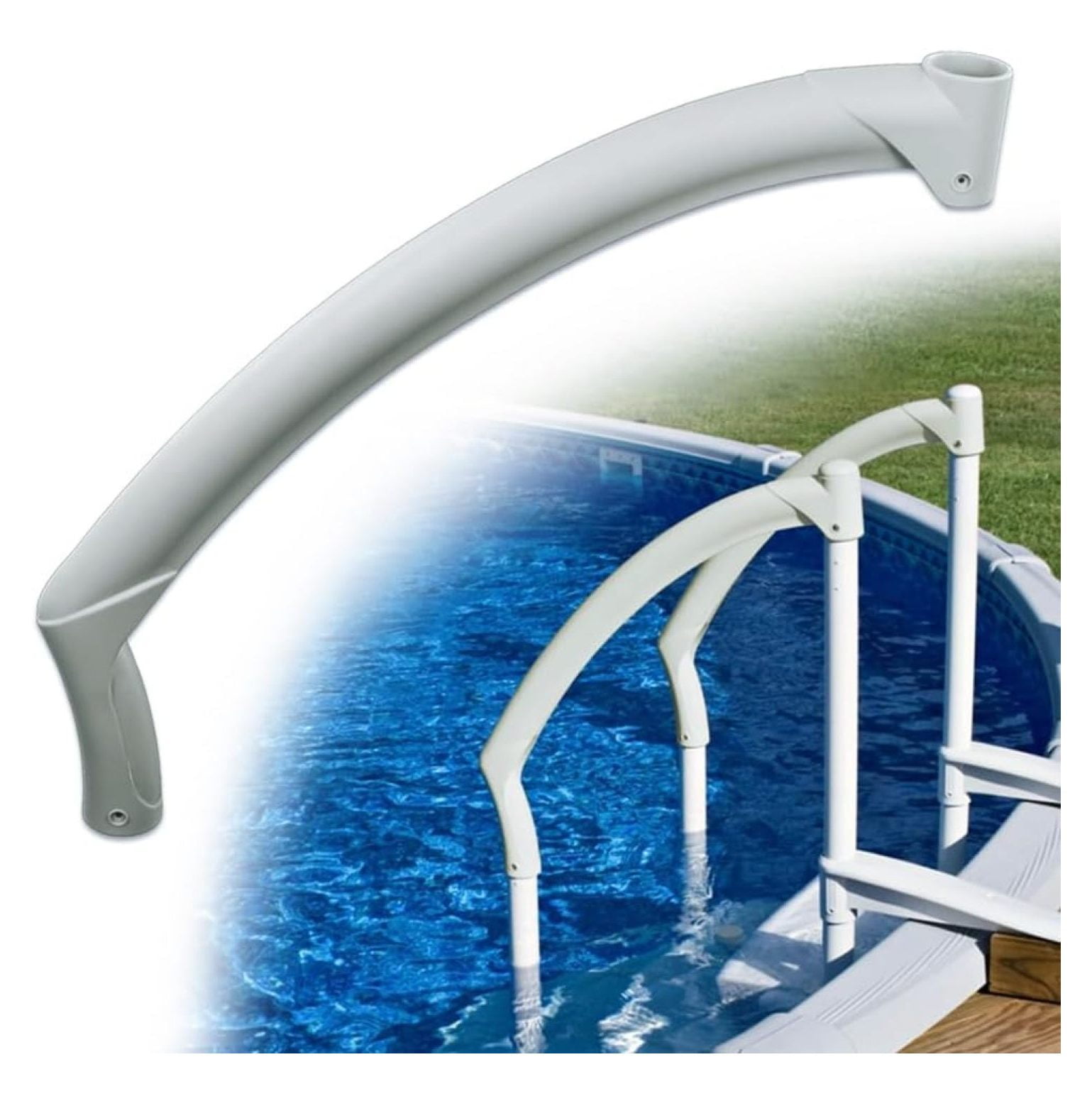 Pearl Handrail Compatible with Above Ground BiltMor Swimming Pool ...