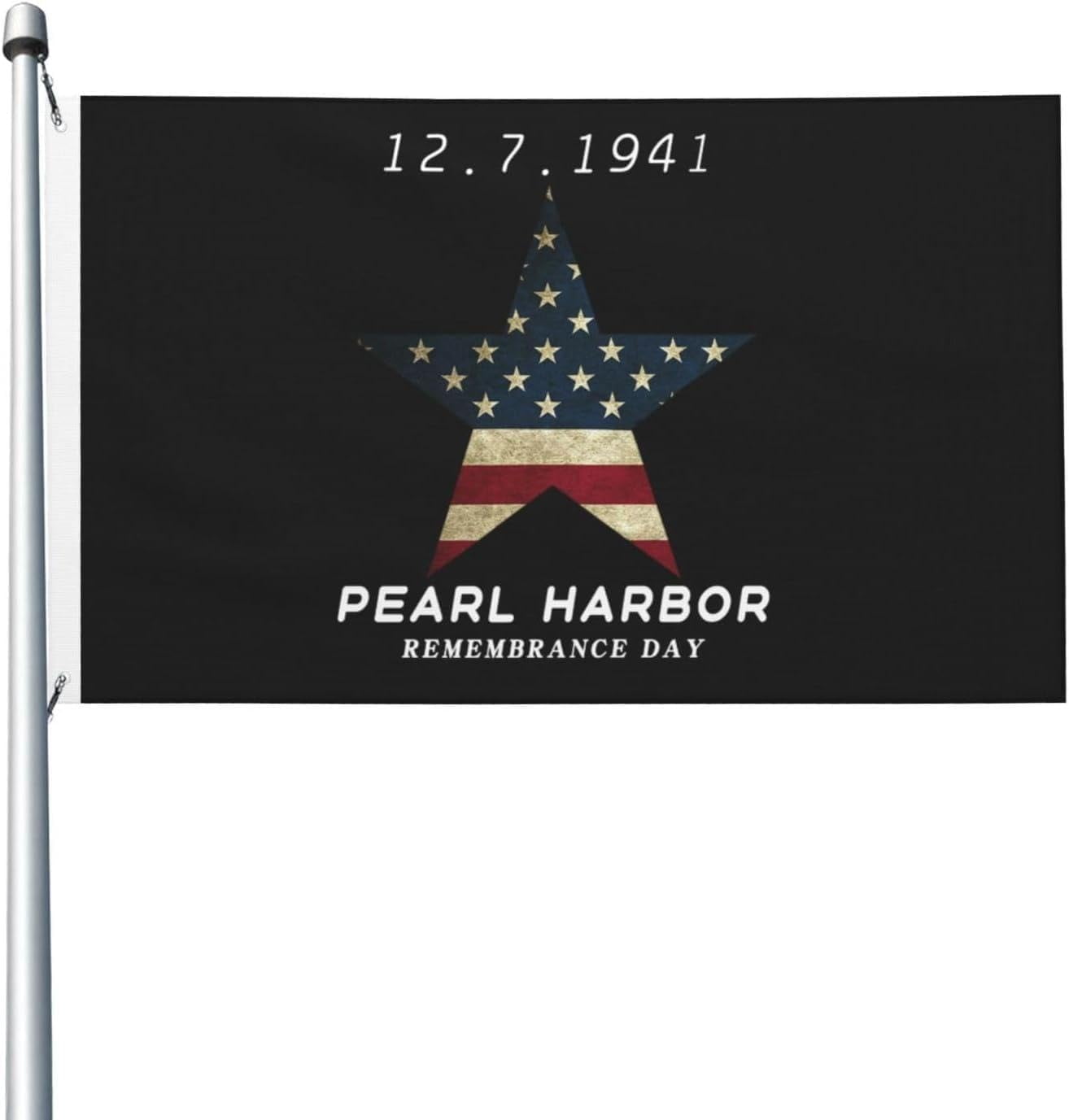 Pearl Harbor Remembrance Day Flag Built For Outdoor Use America Banner ...