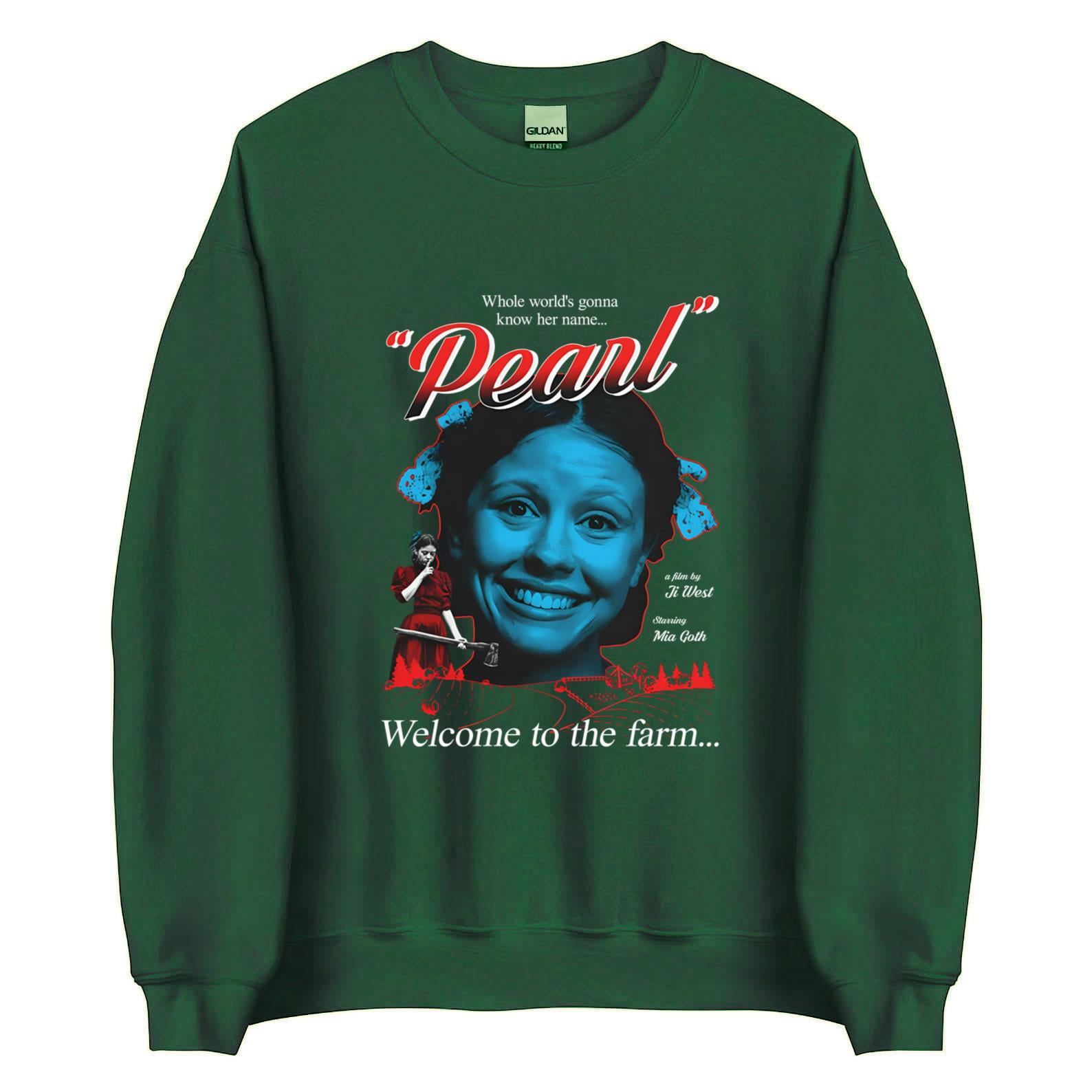 Pearl Horror Movie Poster Inspired Classic Shirt, Pearl SWEATSHIRT, A24 ...