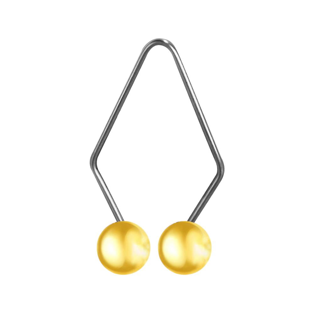 Pearl Inlaid Metal Dimple Trainer - No Facial Piercing Required ...