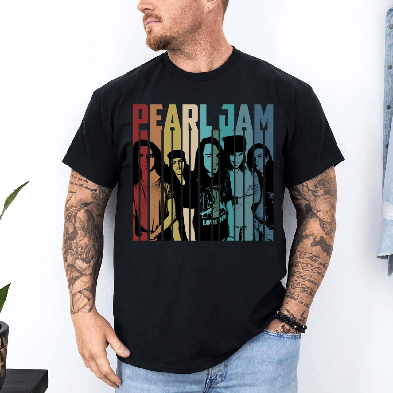 Pearl Jam Band Vintage T-shirt, Pearl Jam Graphic Tee, Pearl Jam Shirt ...