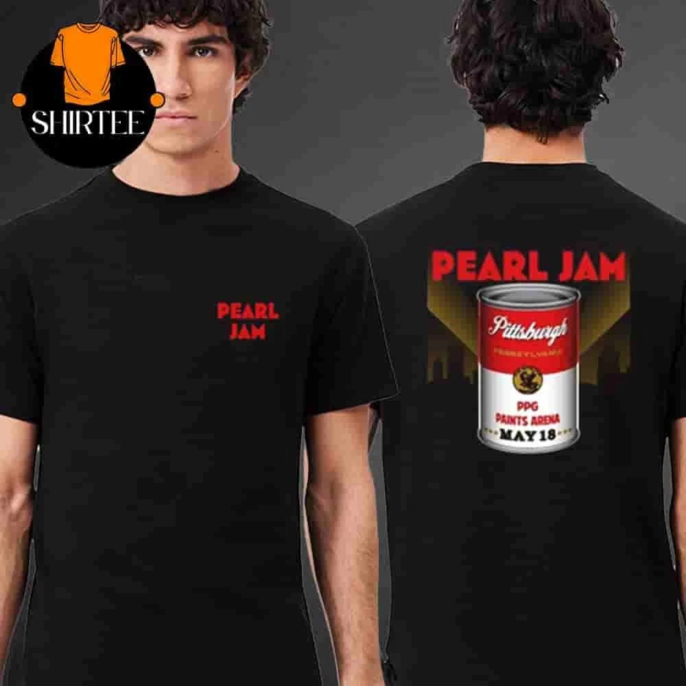 Pearl Jam Dark.M World Tour 2025 Tee Night 2 At P.P.G P.aints Arena ...