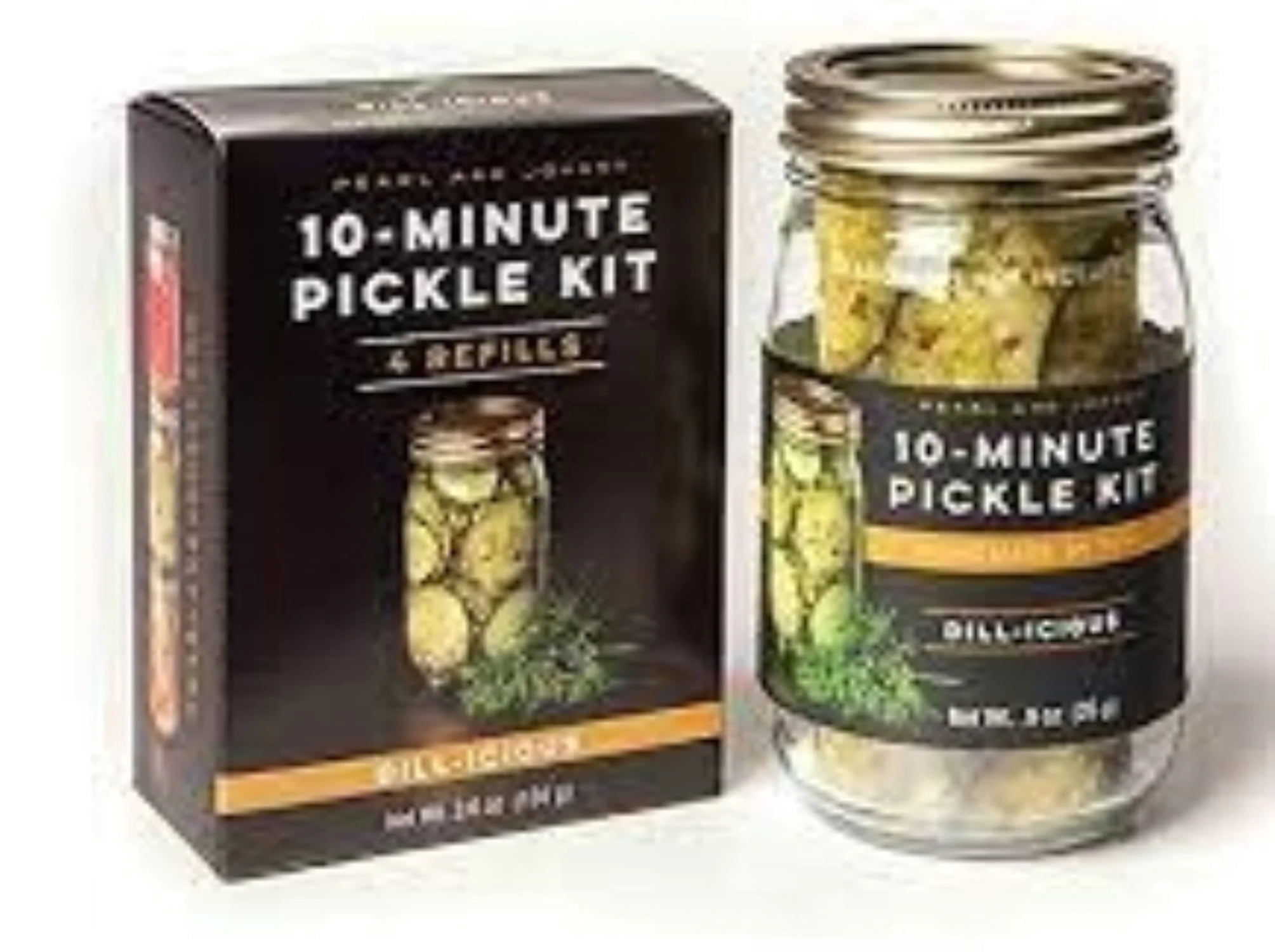 Pearl Johnny 10-Minute Pickle Kit Refill, (Dill-icious - 2 Item Offer ...
