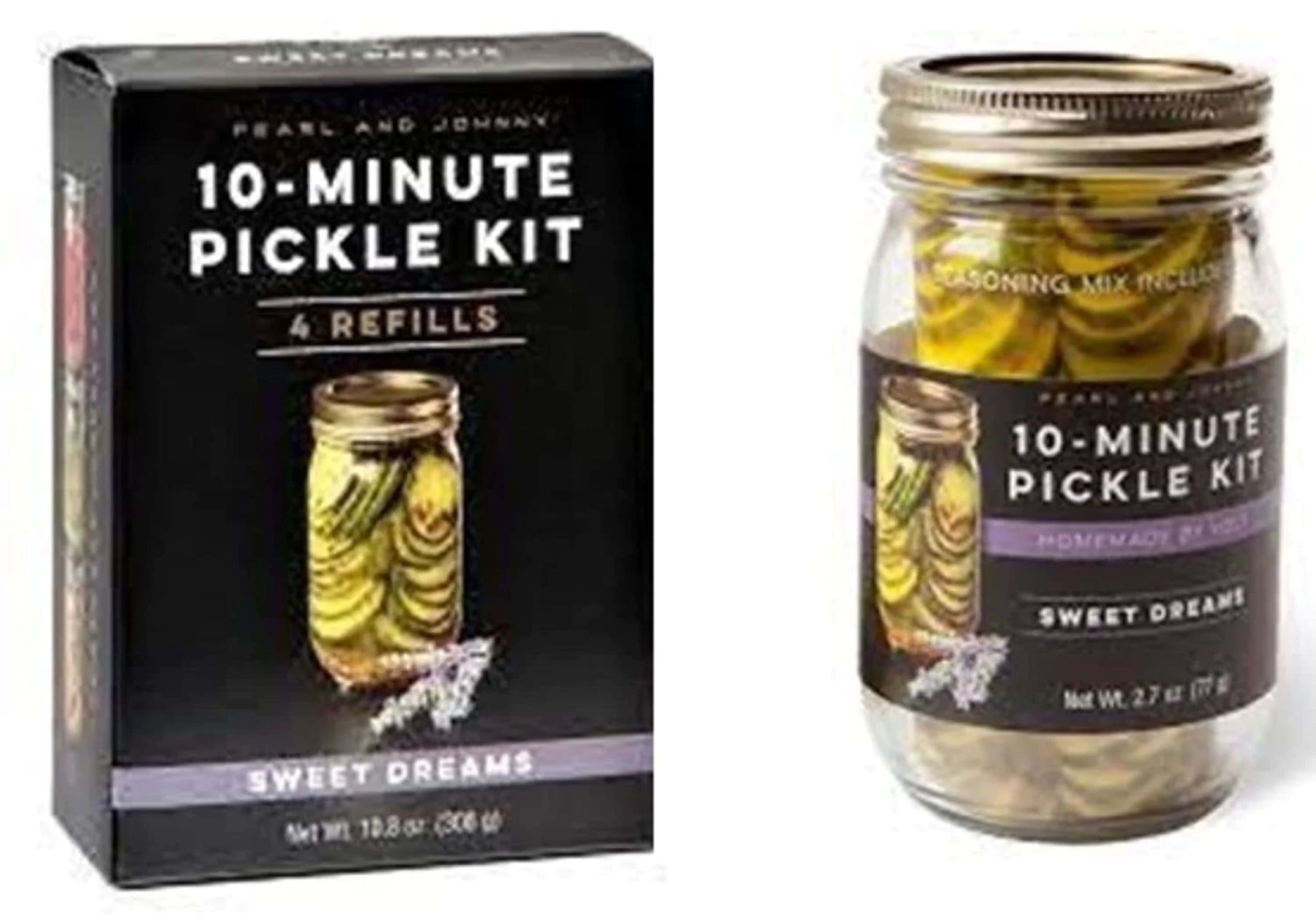 Pearl Johnny 10-Minute Pickle Kit Refill, (Sweet Dreams - 2 Item Offer ...