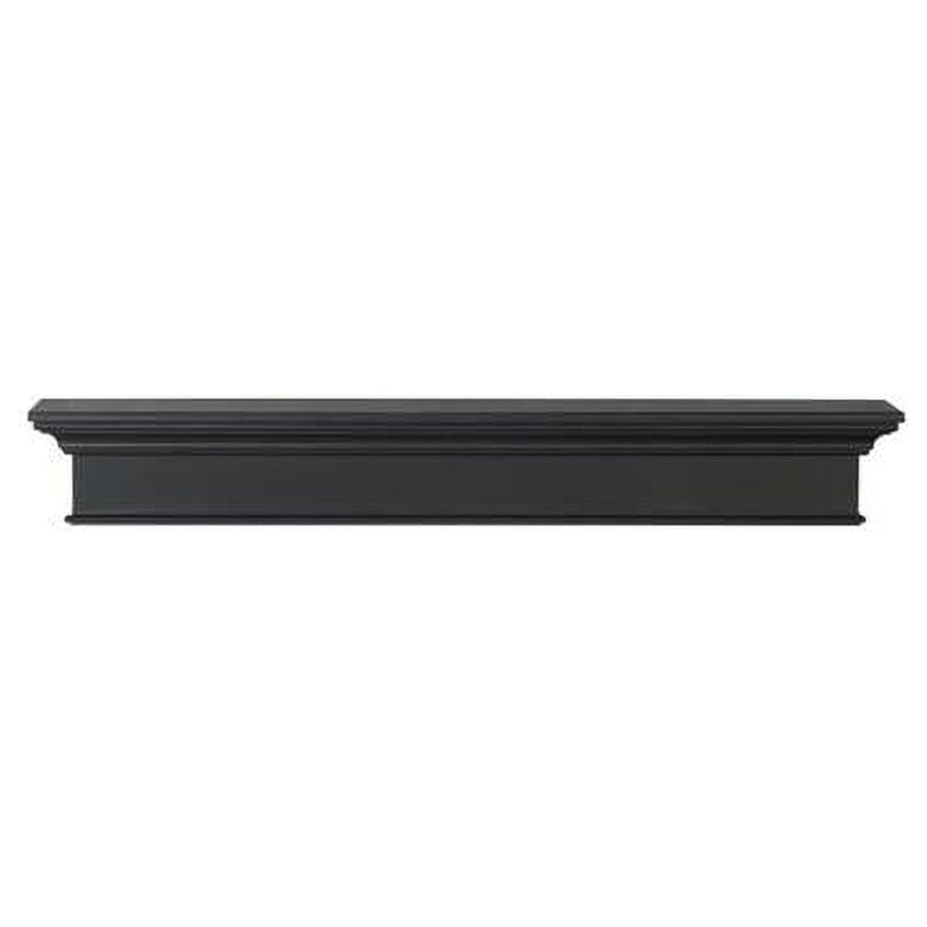 Pearl Mantels 610-72B The Henry Black Paint MDF Distressed Cap-Shelf ...