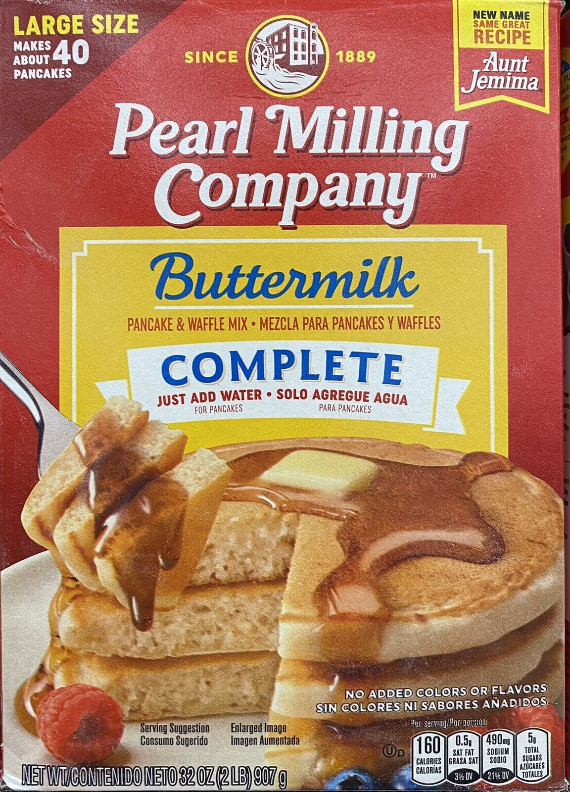 Pearl Milling Company Buttermilk COMPLETE Pancake & Waffle Mix 2 Lbs ...