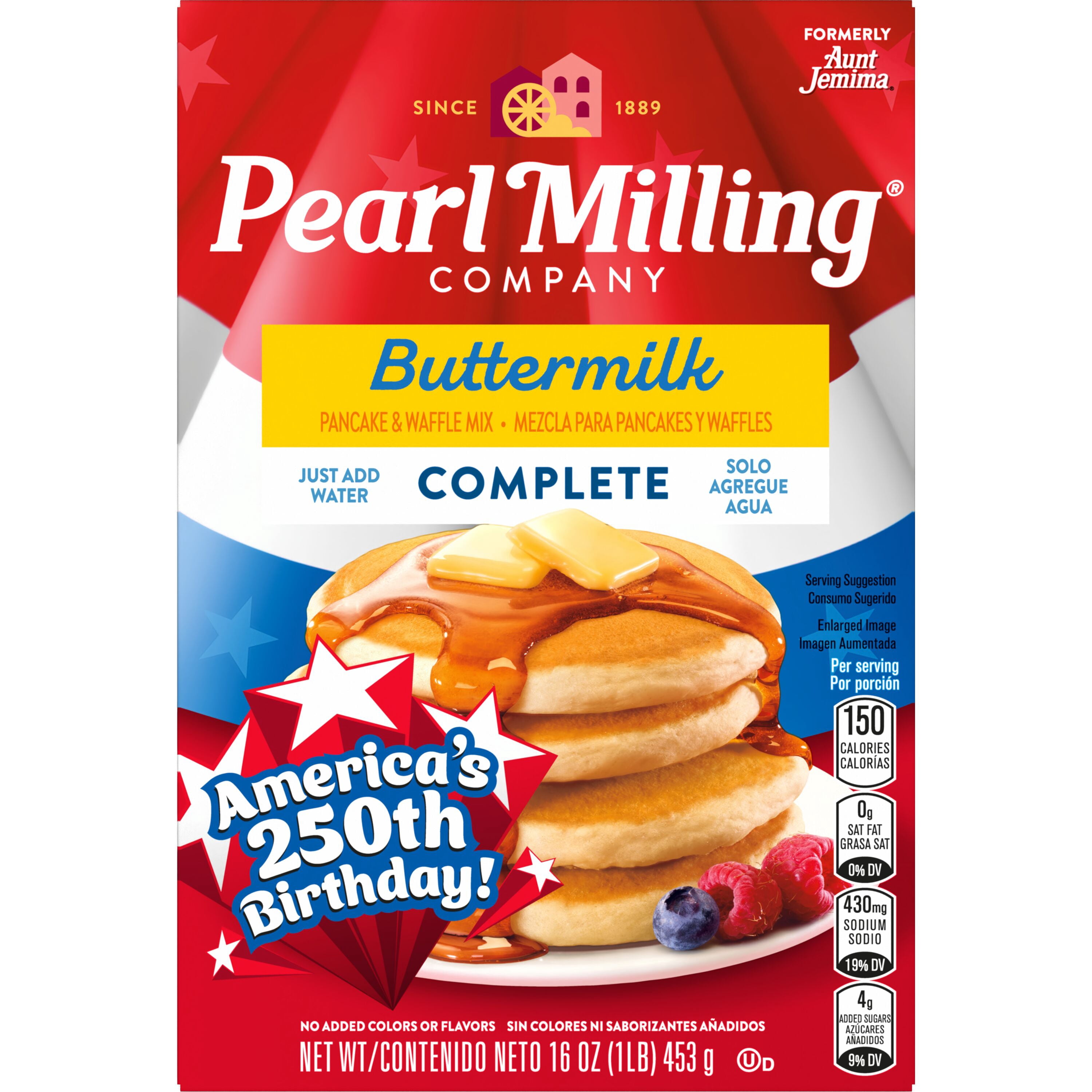 Pearl Milling Company Original Buttermilk Complete Pancake & Waffle Mix ...