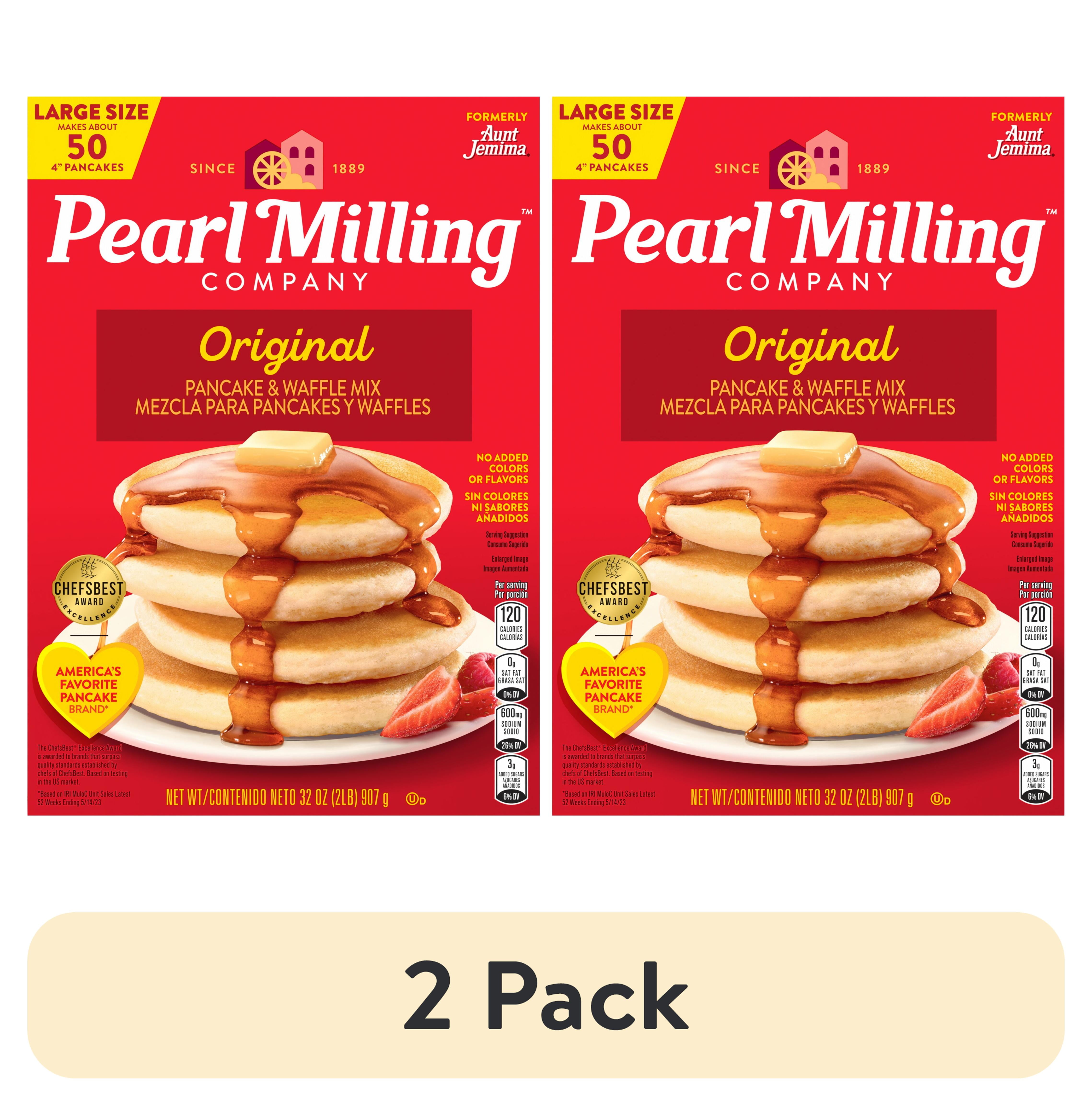 (2 pack) Pearl Milling Company Original Pancake & Waffle Mix, 32 oz ...