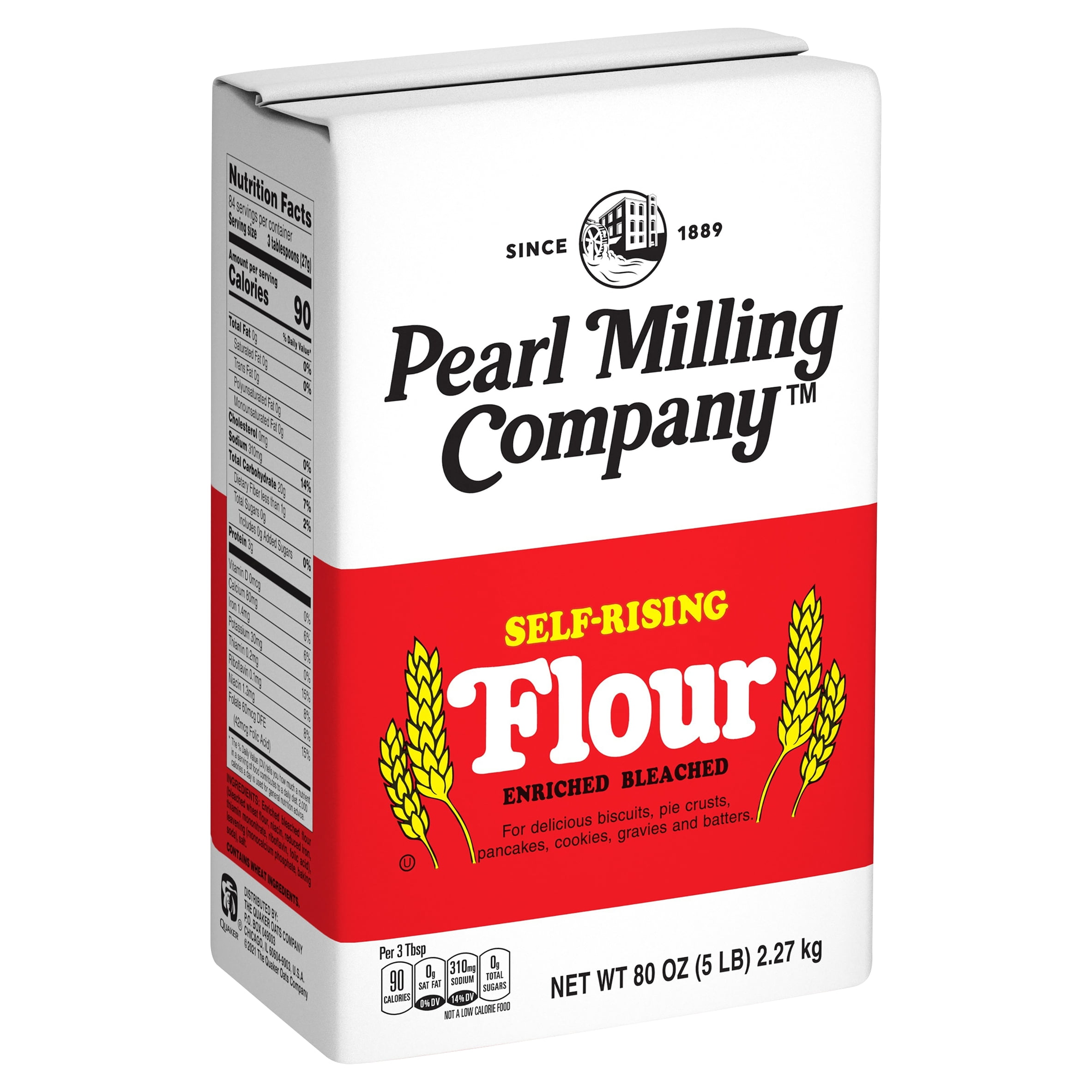 Pearl Milling Company Self-Rising Enriched Bleached Flour, 5lb ...