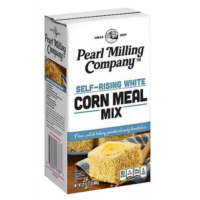 Pearl Milling Company Self-Rising White Corn Meal, 32 OZ, Pack of 1 ...