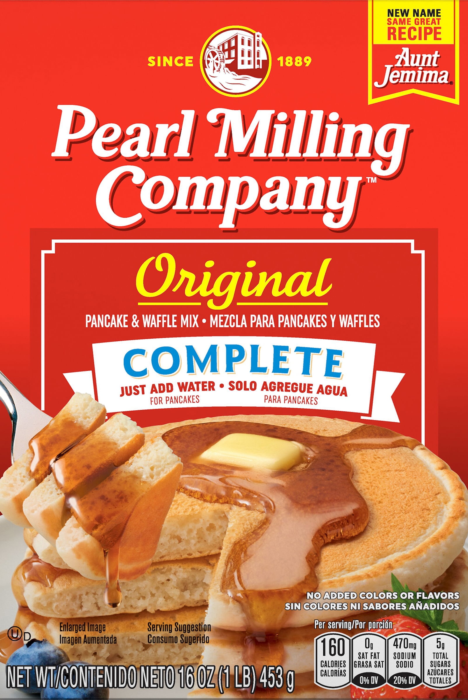 Pearl Milling Company Waffle & Pancake Dry Mix Original Complete 16oz ...