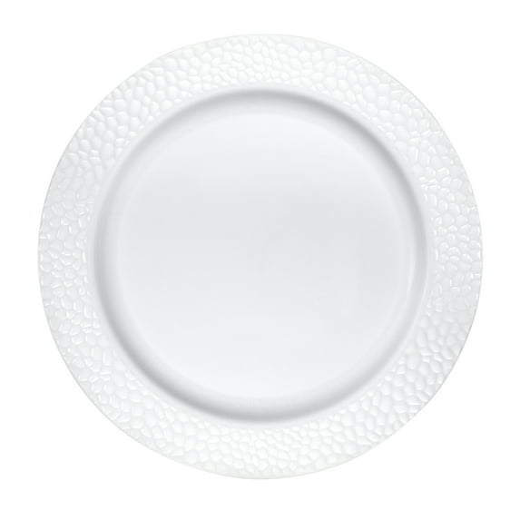 Pearl Pebble Plastic Plates, 30 Count - Walmart.com