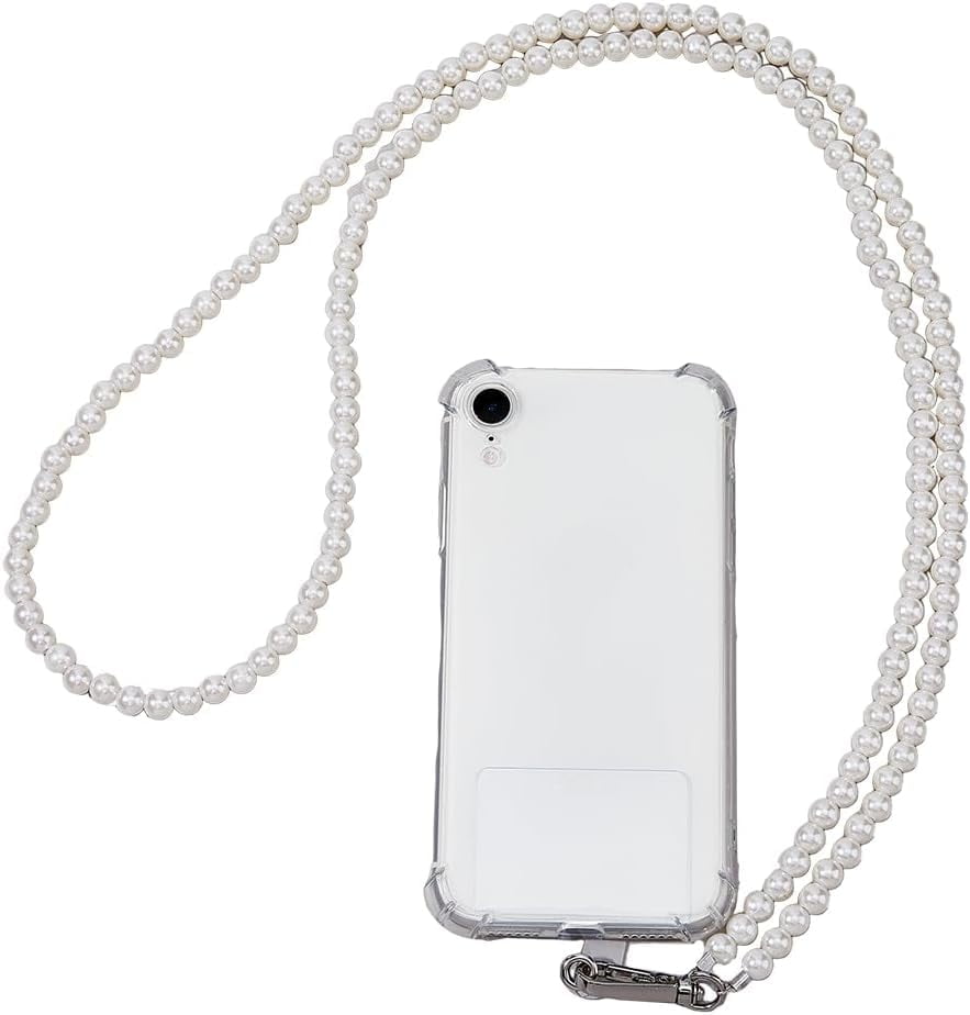 Pearl Phone Lanyard Universal Cell Phone Lanyard 24.8In Crossbody Phone ...