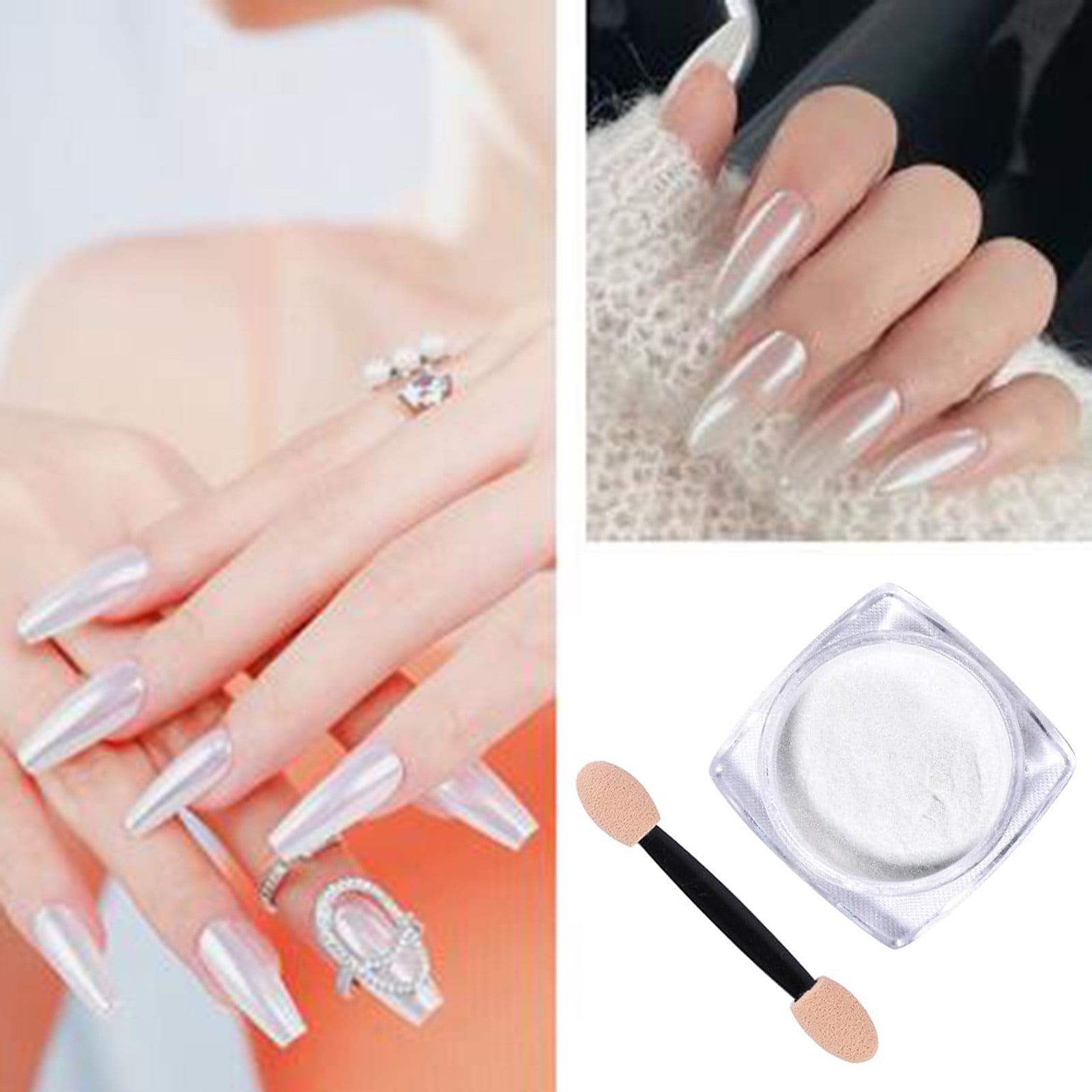 Pearl Powder Pearl Ice Transparent Powder Nail High Gloss Pearl Ice ...