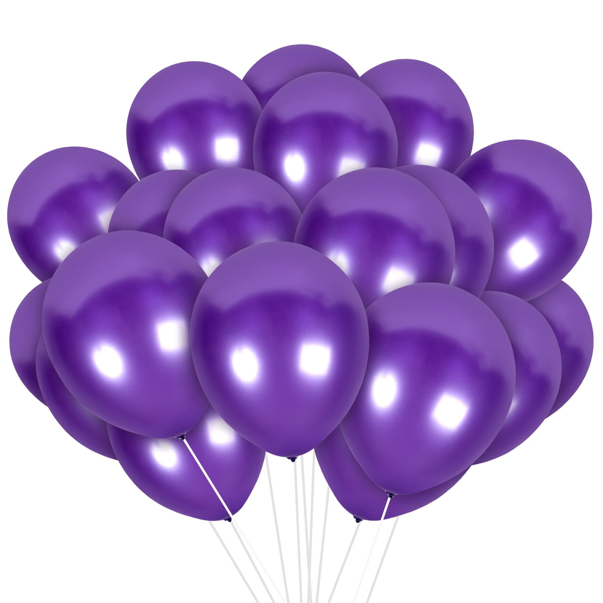 Pearl Purple Balloons - 12 Inch Latex Balloons 36 Pack - Walmart.com