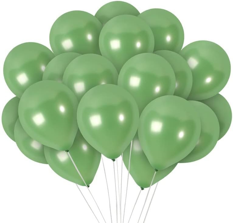 Pearl Sage Green Balloons - 12 Inch Latex Balloons - 36 Pack - Walmart.com