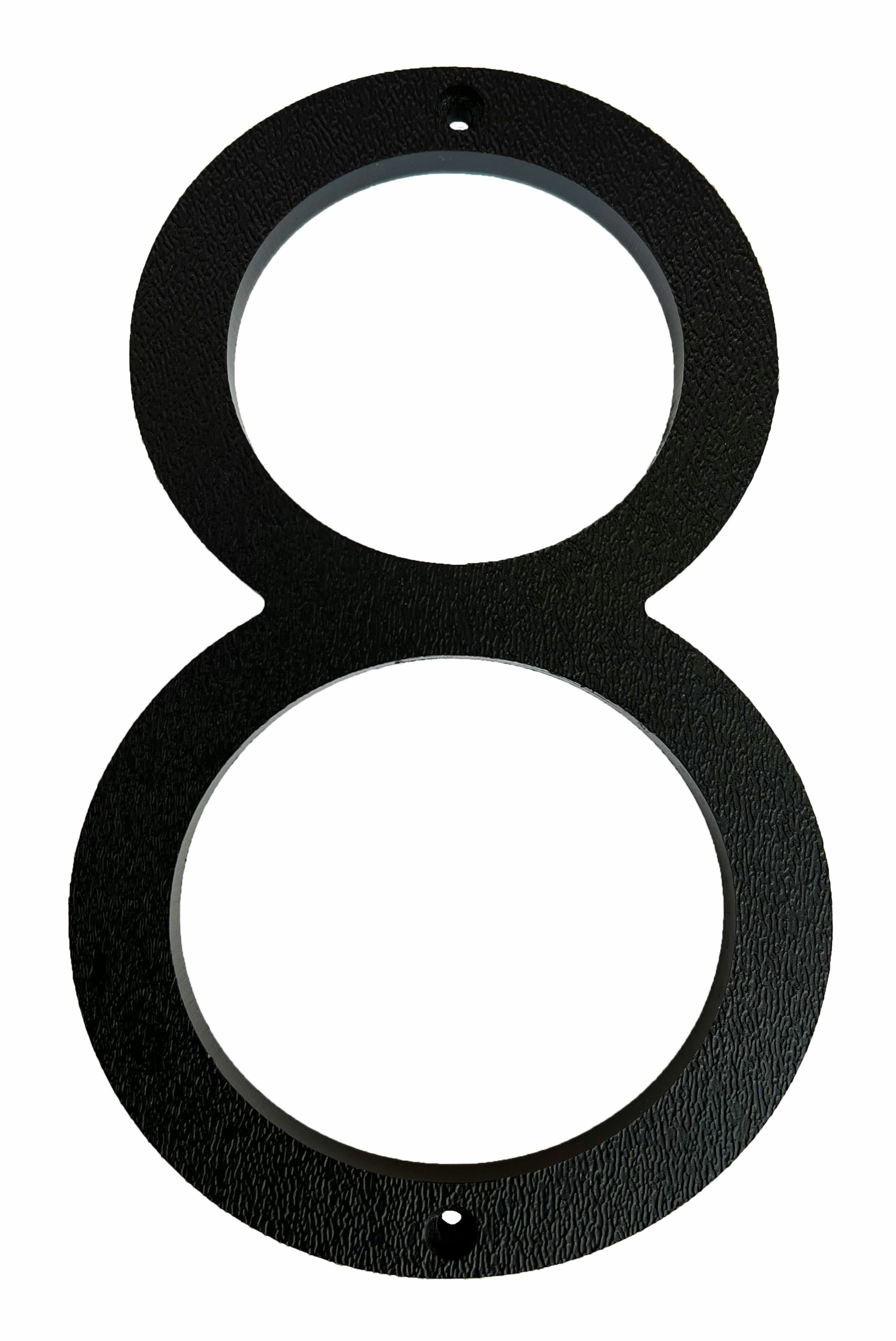 Pearl Sign Co. Black 8" Floating House Number 8, Clean Modern Style ...