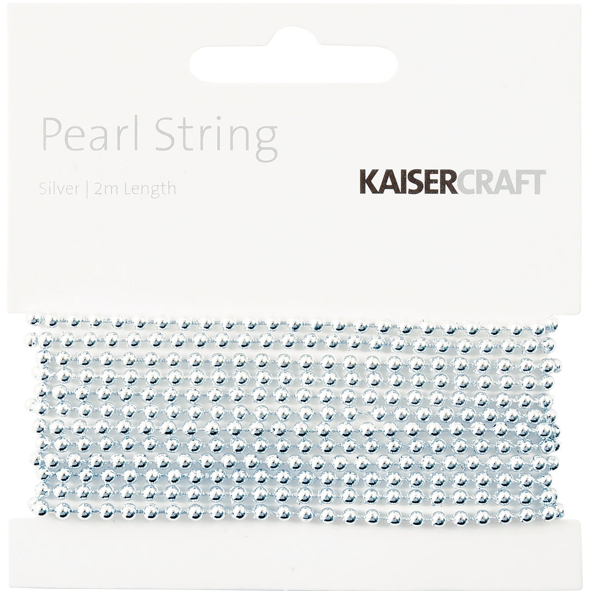 Pearl String 2M-Silver - Walmart.com