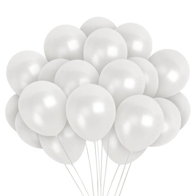 Pearl White Balloons - 12 Inch Latex Balloons - 100 Pack - Walmart.com Pearl White Balloons - 12 Inch Latex Balloons - 100 Pack - Walmart.com