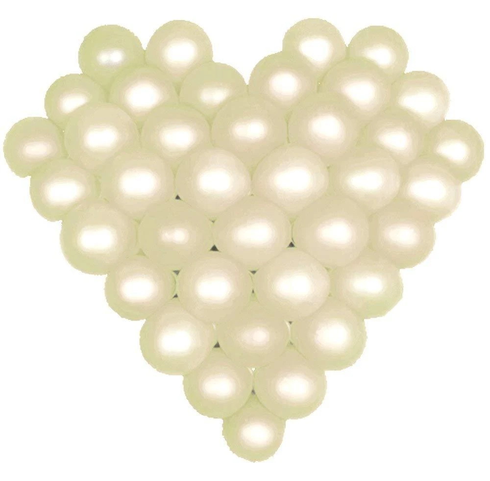 Pearl White Heart Shape Mesh Balloon Frame Balloons Arch Party Wedding ...