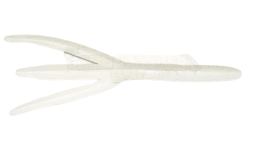Pearl White Triple Threat 5" Fishing Lure 6-Pack / Vibrating Senko ...