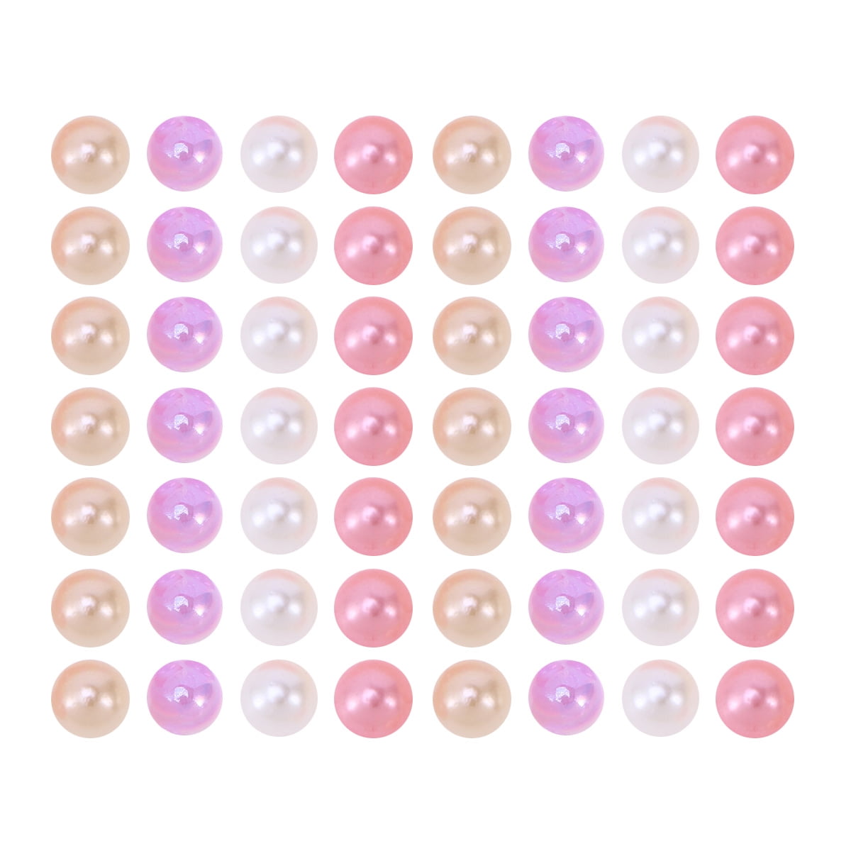 Pearl beads 100PCS 6MM Colorful Round Pearl Beads Strands Imitation ...