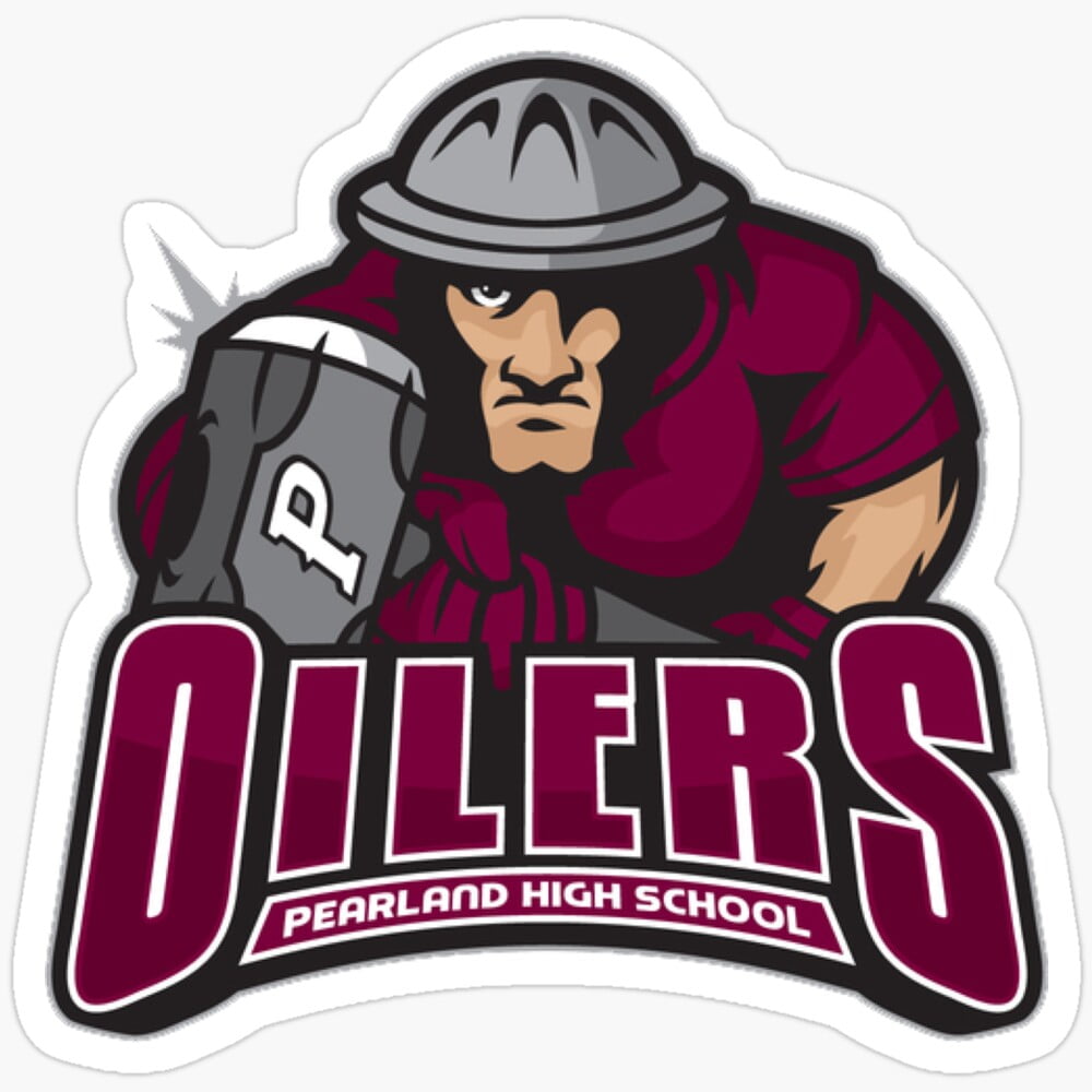 Pearland Oilers Sticker Phone Decal Water Bottle Stickers Car Decals ...