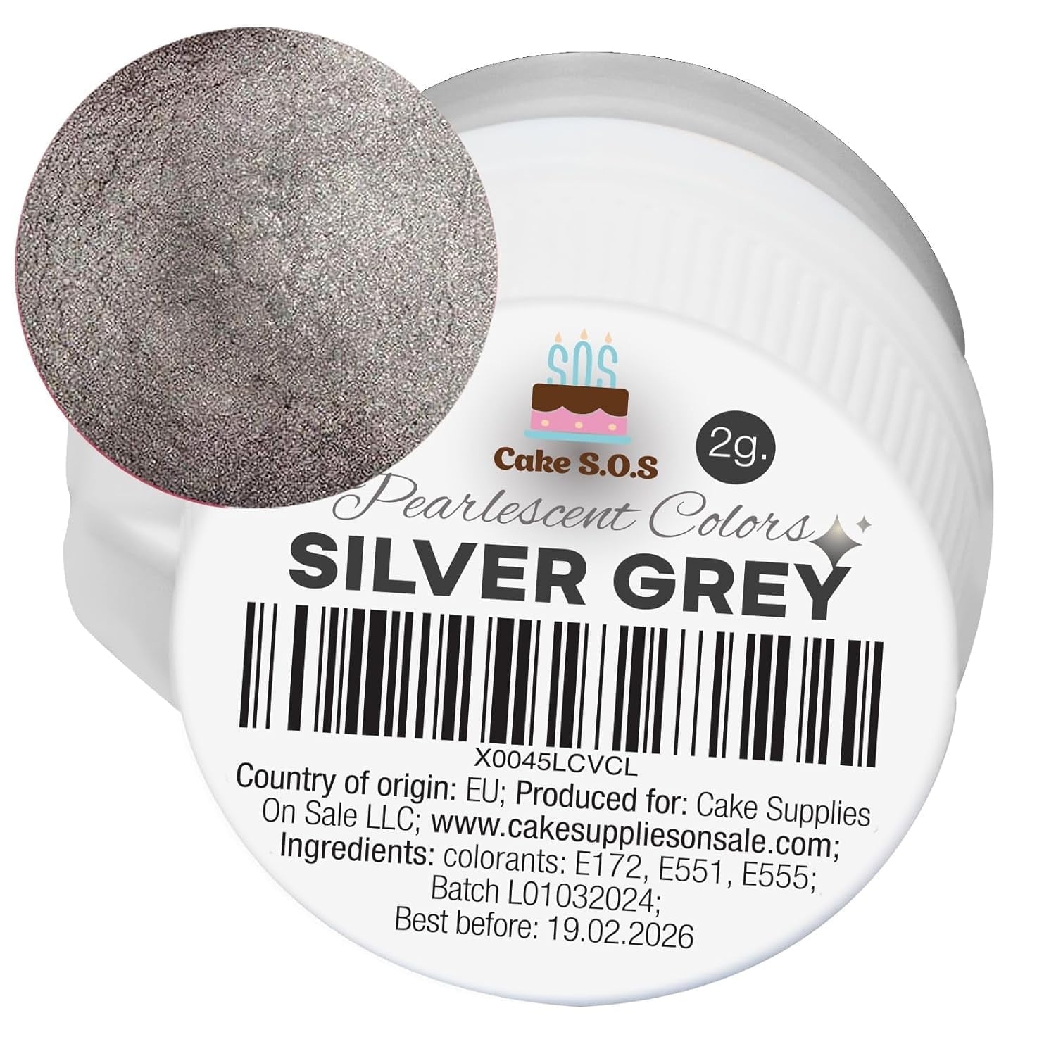 Pearlescent Colors - Silver Grey, 2 grams - Walmart.com